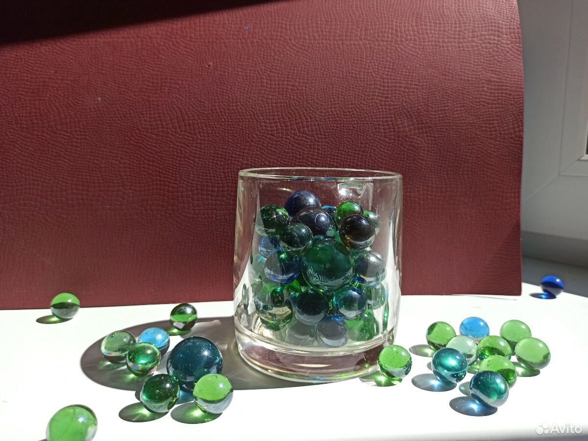 Украшения для аквариума стеклянные шарики