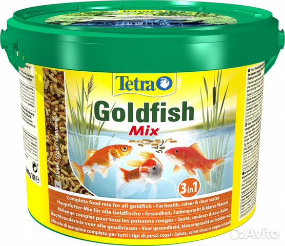 Корм для прудовых рыб Tetra Pond Goldfish Mix 10L