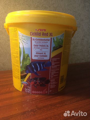 Корм для крупных цихлид Sera Cichlid Red XL