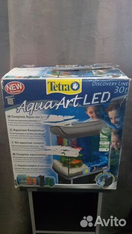 2 аквы Tetra Aqua Art Led 20и30 лит.+тумба+оборудо