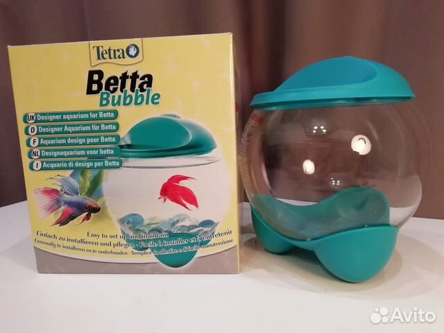 Аквариум Tetra betta-bubble 1.8 л с подсветкой