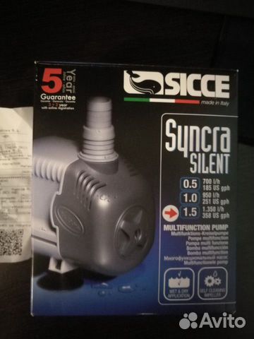 Помпа sicce syncra 1.5 1350л/ч h180см