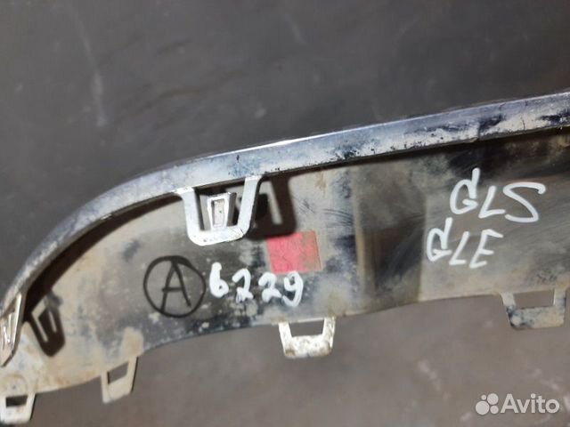 Накладка заднего бампера Mercedes-Benz Gle-Class купить в Санкт ...