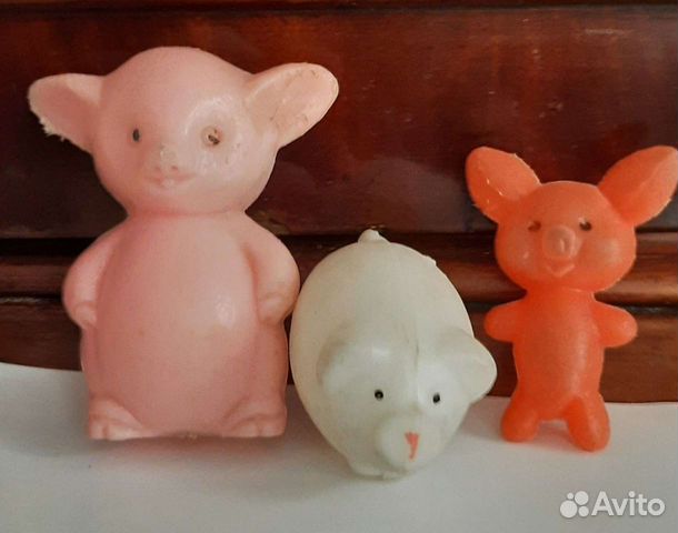 Три винтажных поросенка из СССР