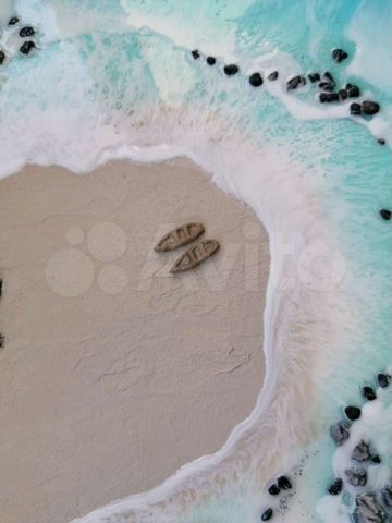 Лодка мини для декора